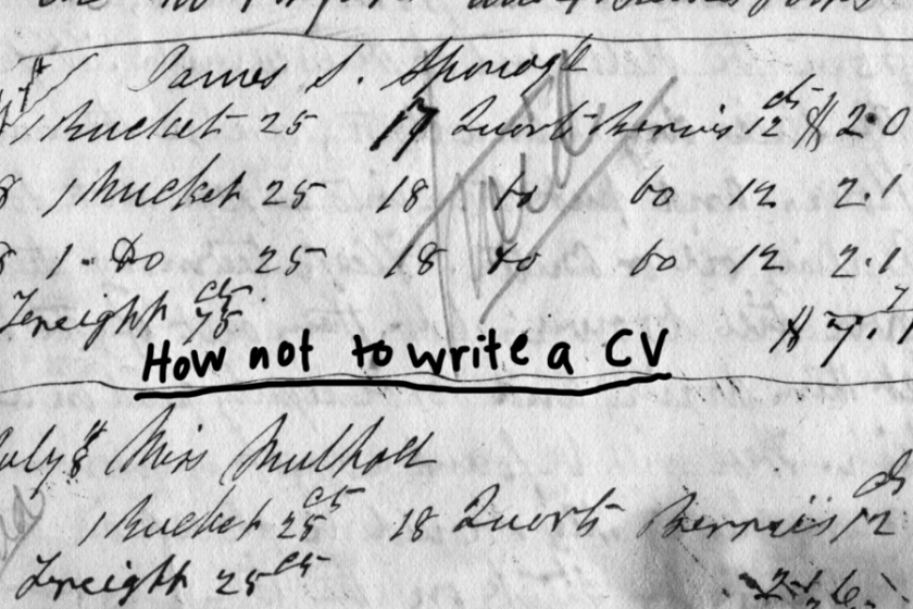 How Not To Write a CV | Paperless Forms