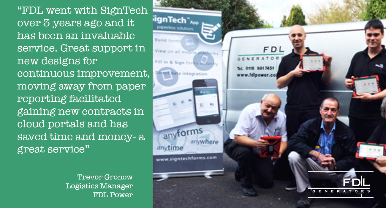 FDL's 3 Years with SignTech | Paperless Forms